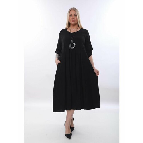 Платье Zedd Plus, размер 5XL, черный