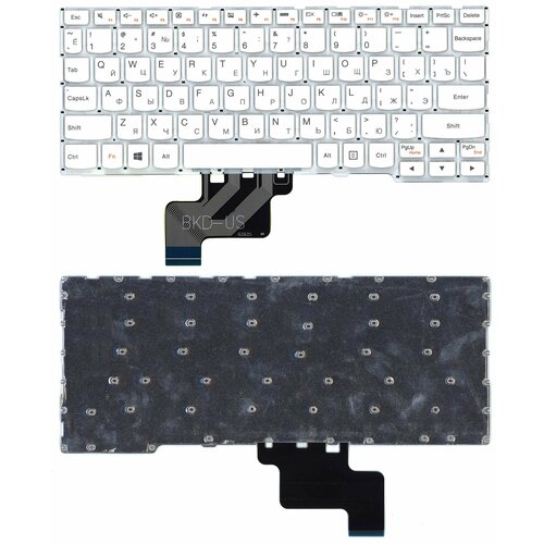 Клавиатура для ноутбука Lenovo Yoga 3 11 300-11IBR 300-11IBY 700-11ISK белая