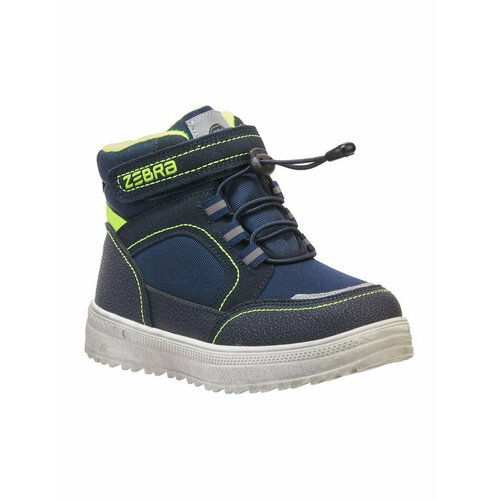 Ботинки Зебра, размер 29, зеленый, синий
