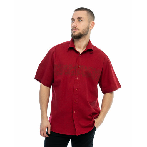Рубашка Maestro, размер 46/S/39 ворот, красный