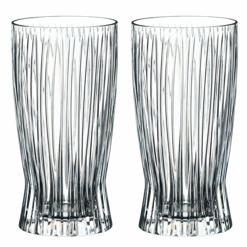 Набор из 2-х хрустальных стаканов для коктейлей Fire Longdrink, 375 мл, прозрачный, серия Tumbler Collection, Riedel, 0515/04S1