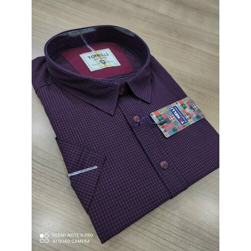 Рубашка Tonelli, размер 9XL, фиолетовый