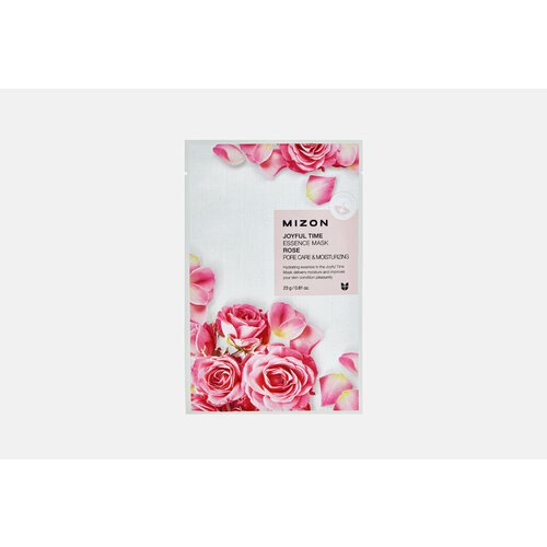 Тканевая маска для лица Mizon, Joyful Time Essence Mask Rose 23мл