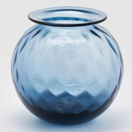 EDG Стеклянная ваза Rossella 20 см голубая 107535,80