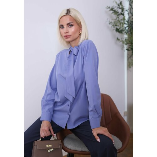 Блуза A-A Awesome Apparel by Ksenia Avakyan, размер 48, голубой