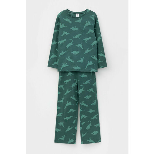 Пижама  crockid, размер 98, зеленый