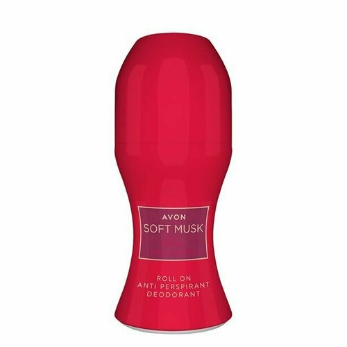 AVON Дезодорант-антиперспирант Soft Musk Velvet Berries с шариковым аппликатором,50 мл