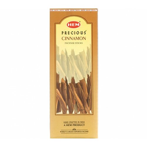 Hem Incense Sticks CINNAMON (Precious), (Благовония корица, Хем), уп. 20 палочек.