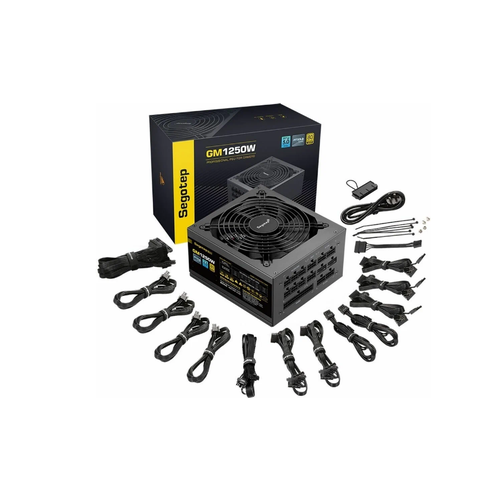 Блок питания Segotep GM1250W ATX3.0 1250W, black , full modular, 80Plus Gold