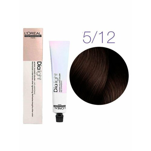 Стойкая крем-краска Loreal DiaLight (Диалайт) 5.12 - 50 мл