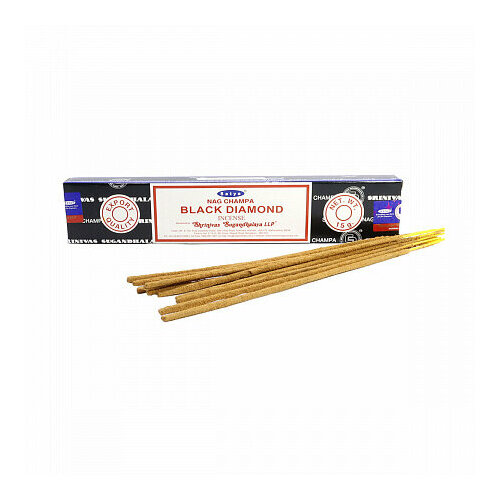 Satya NAG CHAMPA BLACK DIAMOND (Благовония НАГ чампа чёрный бриллиант, Сатья), 15 г.