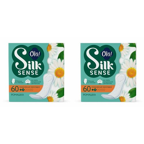 Ola! Прокладки ежедневные Silk Sense Daily, 60 шт, 2 уп