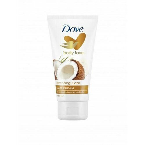 Крем для рук Dove Restoring Care с кокосовым маслом и миндальным молочком 75 мл (из Финляндии)