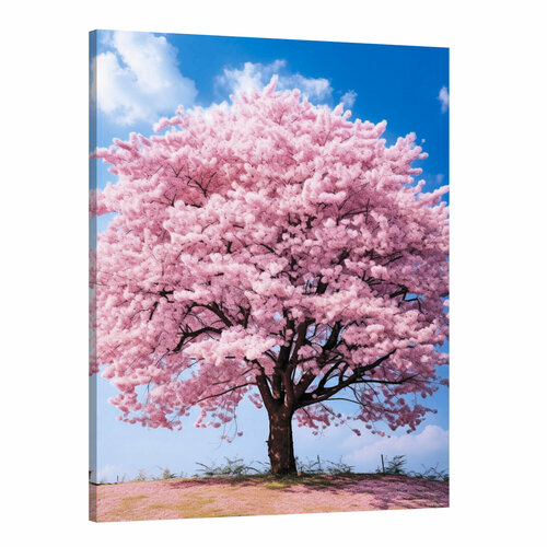 Интерьерная картина 50х70 "Весенний флора"