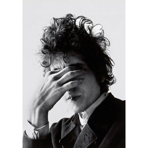 Плакат, постер Боб Дилан, Bob Dylan на бумаге, размер 42х60см