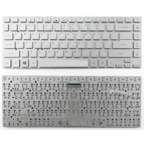 Клавиатура для ноутбука Acer 9Z. N9LBW.00R серебристая