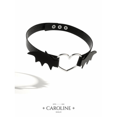 Чокер Caroline Jewelry, длина 39.5 см, черный