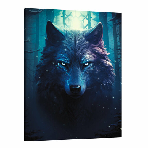 Интерьерная картина 50х70 "Волчья душа"