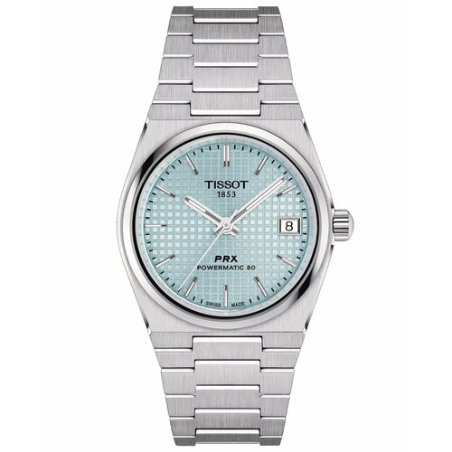 Наручные часы TISSOT T1372071135100, голубой, серебряный
