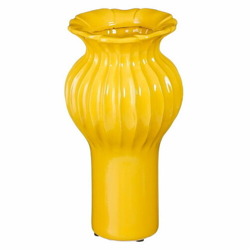 Edelman Керамическая ваза Ornamentum 30 см желтая 1133992