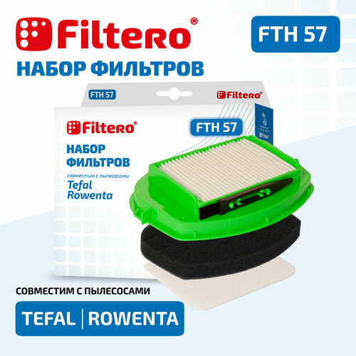 HEPA фильтр Filtero FTH 57 для пылесосов Tefal, Rowenta