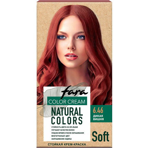Краска для волос Fara Natural 327 Дикая вишня