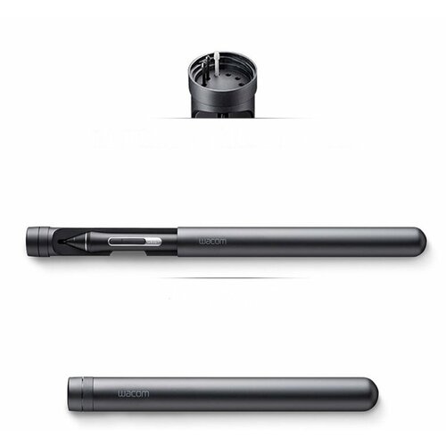 Фирменный чехол-футляр-кейс для стилуса Wacom Pro Pen 2 KP504E с отделением для кончиков-карандашей