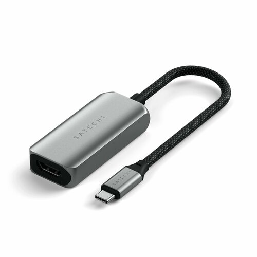 Адаптер Satechi USB-C HDMI 2.1 (ST-AC8KHM) (Серый космос / Space Gray)