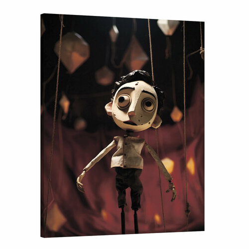 Интерьерная картина 50х70 "Кукла-марионетка"