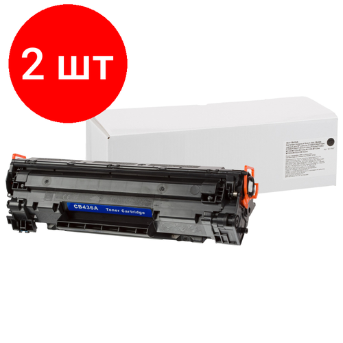 Комплект 2 штук, Картридж лазерный Retech 36A CB436A чер. для НР M1120MFP/P1505