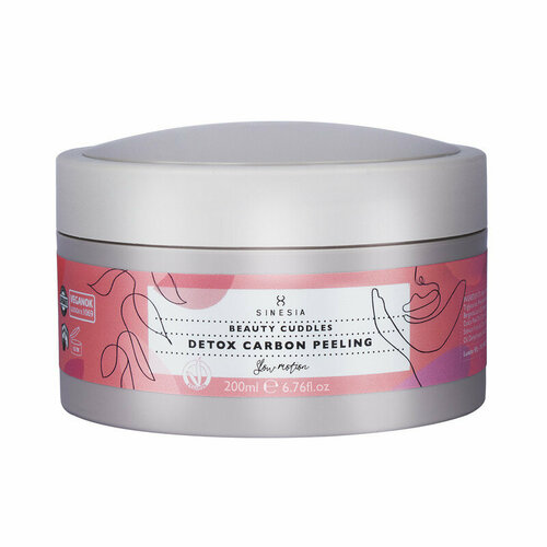 Карбоновый детокс-пилинг для лица и кожи головы, 200 мл, DETOX CARBON PEELING, Sinesia, 1078019