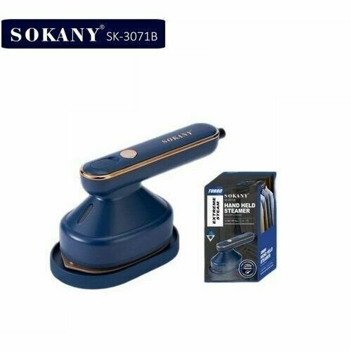 Дорожный паровой утюг SOKANY SK-3071 В, синий