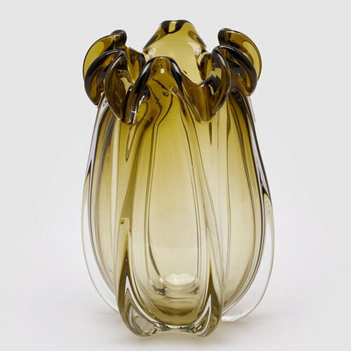 EDG Стеклянная ваза Ferguson 30 см оливковая 107461,79