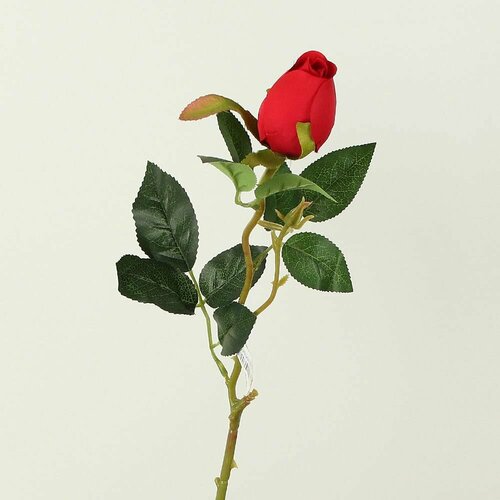 Роза бутон 66 см 1 шт красный