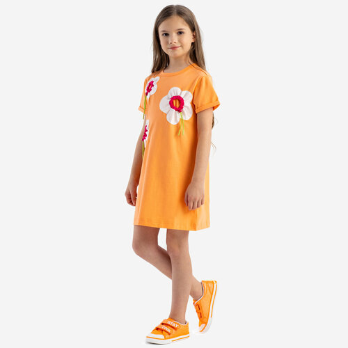 Платье Kapika, размер 104, оранжевый