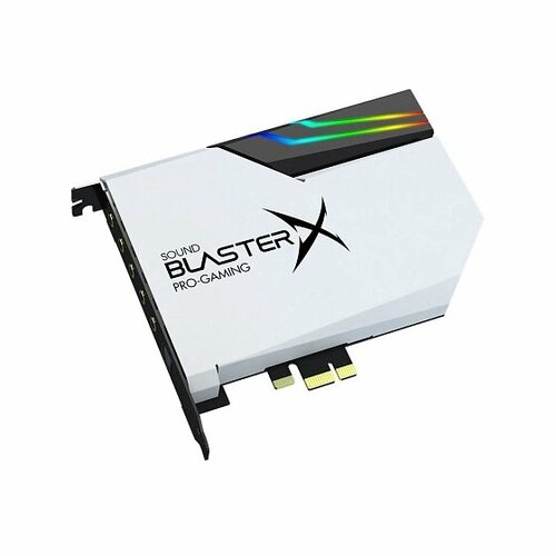 Creative Sound BlasterX AE-5 PLUS Pure Edition white (PCI-eX) внутренняя звуковая карта