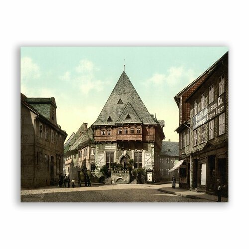 Постер, плакат на бумаге / Gewandhaus, Goslar, Hartz, Germany / Размер 30 x 40 см