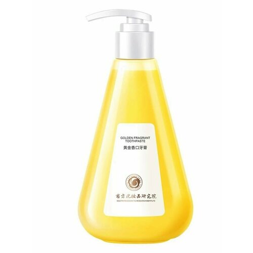 Зубная паста - гель GOLDEN Fragrant Отбеливающая, Антиналет золотая, 220г