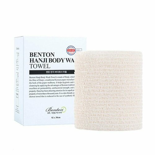 BENTON Мочалка для душа Hanji Body Wash Towel