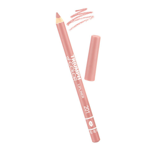 TF Cosmetics карандаш для губ Triumph Of Color Lipliner, 6 шт., 201 Пыльно-розовый