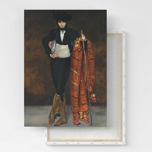Картина на холсте, репродукция / Эдуард Мане - Young Man in the Costume of a Majo / Размер 60 x 80 см