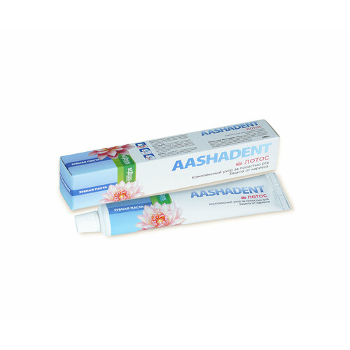 Зубная паста AashaDent Лотос, 100г
