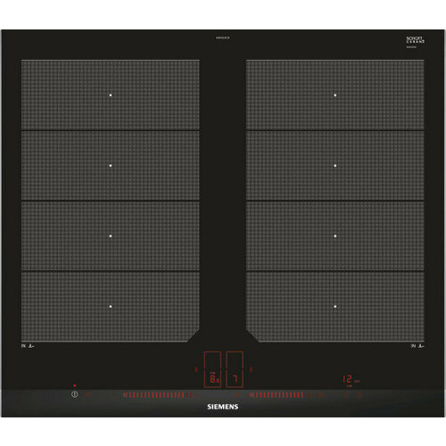 Индукционная варочная панель SIEMENS EX675HEC1E iQ700, 60 см, черный, с рамкой
