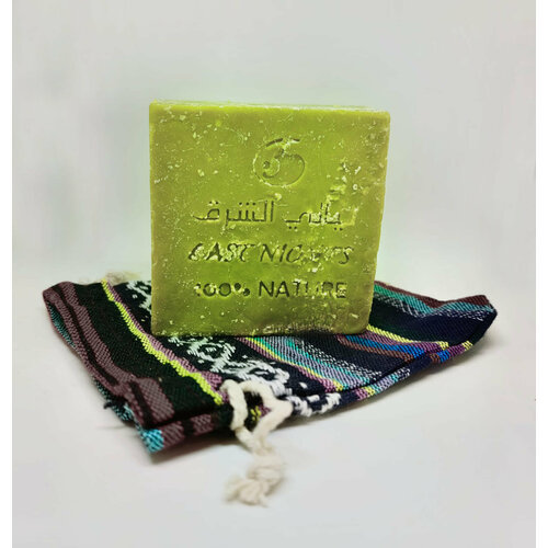 Натуральное алеппское мыло национальное Премиум органика с экстра оливой ALMURAD "Надежда" , Сирия