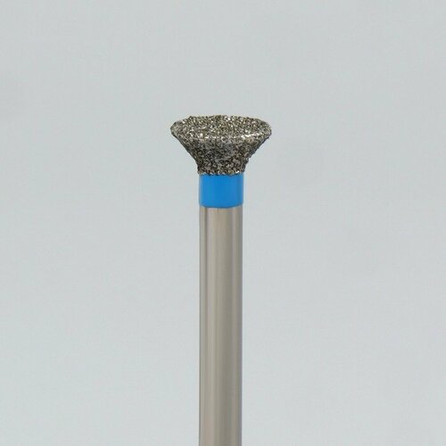 Фреза алмазная для маникюра «Обратный конус», средняя зернистость, 5,5 × 3 мм, в пластиковом футляре (1шт.)