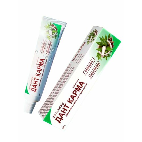 Зубная паста аюрведическая Дант Карма Трявяная (Herbal) 100г