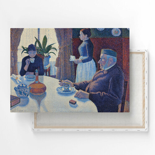 Картина на холсте, репродукция / The dining room, Opus 152 / Поль Синьяк / Размер 30 x 40 см