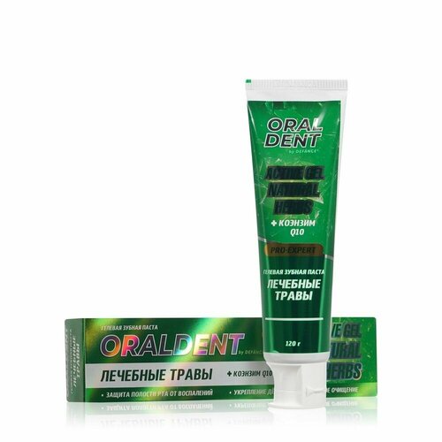 Зубная паста DEFANCE Oraldent Active Gel Natural Herbs лечебные травы 120 г