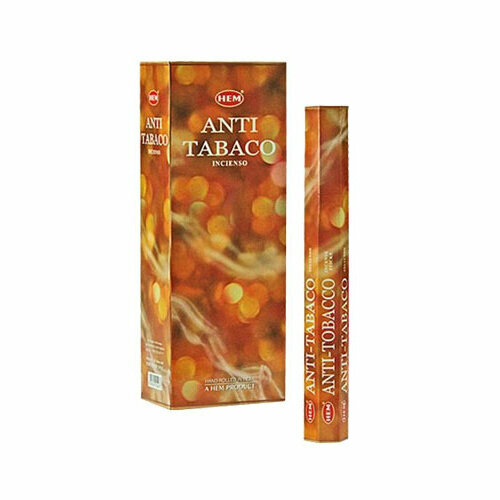 Hem Incense Sticks ANTI-TОBACСO (Благовония анти-табак, Хем), уп. 20 палочек.