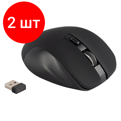 Комплект 2 штук, Мышь компьютерная Acer OMR140 black (1600dpi) wireless USB(ZL. MCEEE.00G)